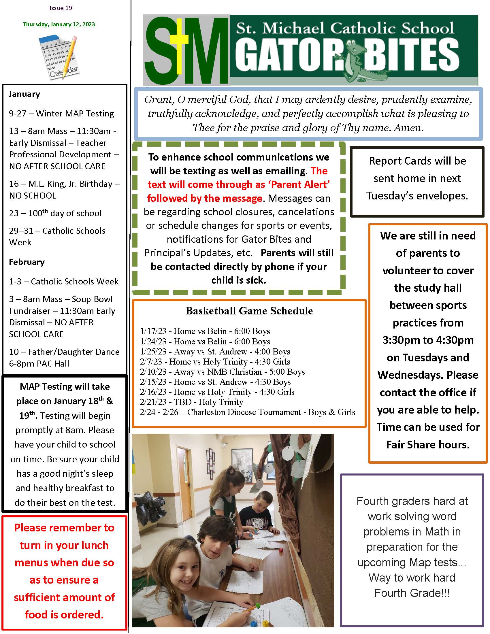 Gator Bites - St Michael Catholic School